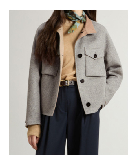 WOOLRICH Woolrich Double Flap-Pocket Long-Sleeve Jacket